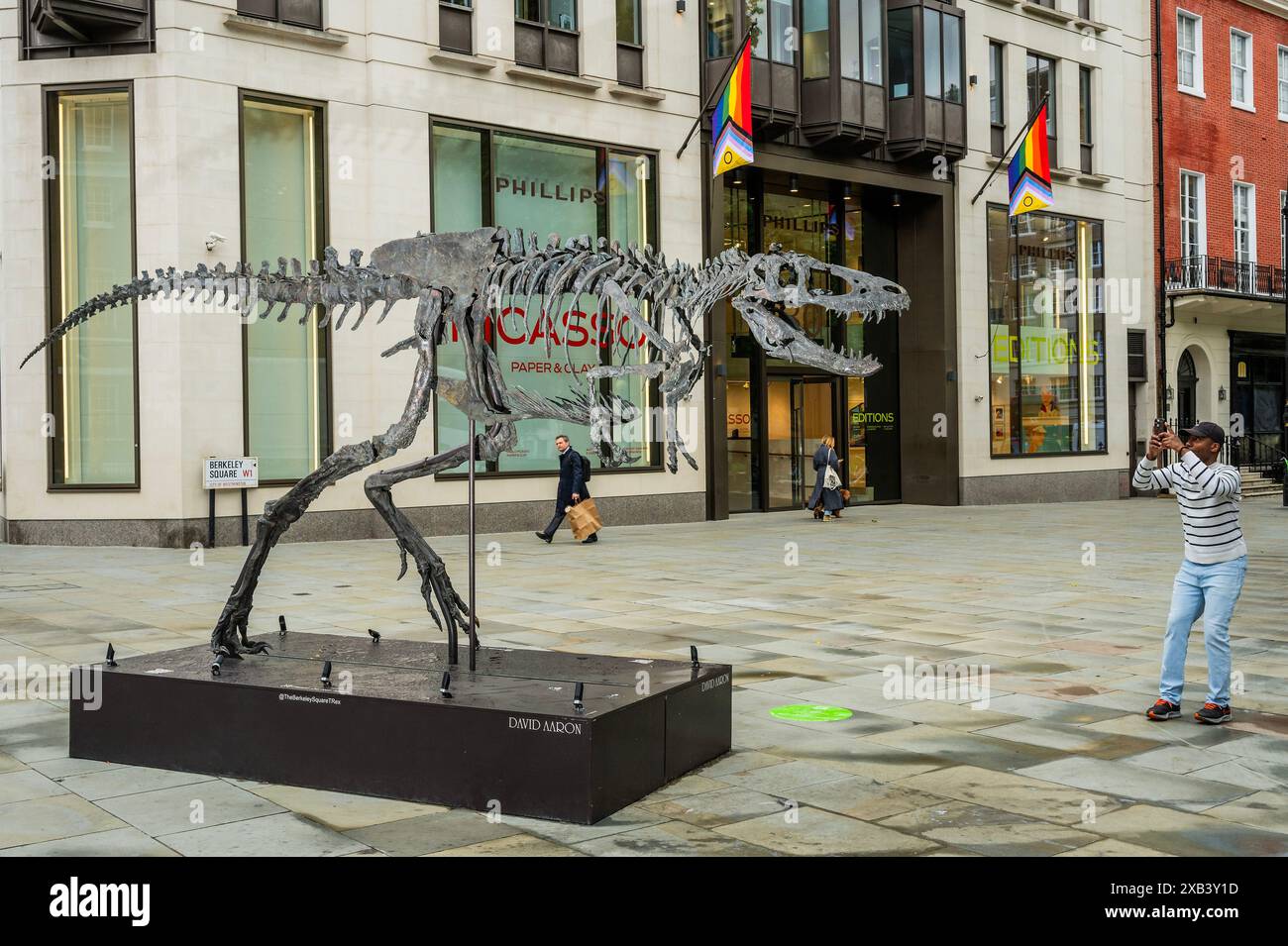 London, UK. 10th June, 2024. Juvenile Tyrannosaurus Rex, unveiled 2023 ...