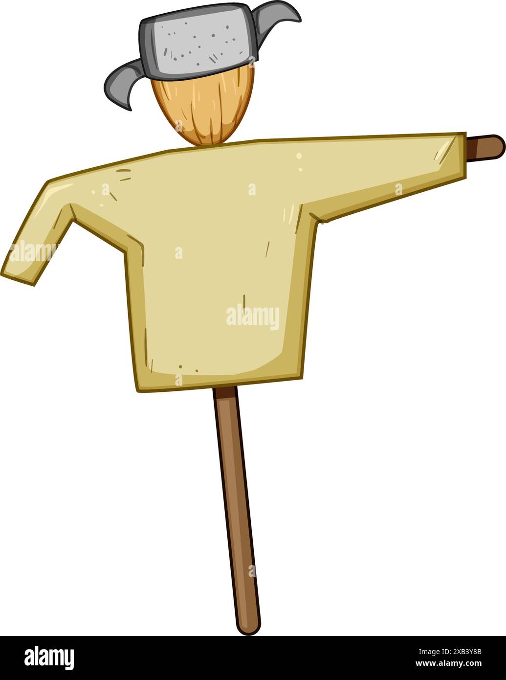 november scarecrow cartoon vector illustration Stock Vector Image & Art ...