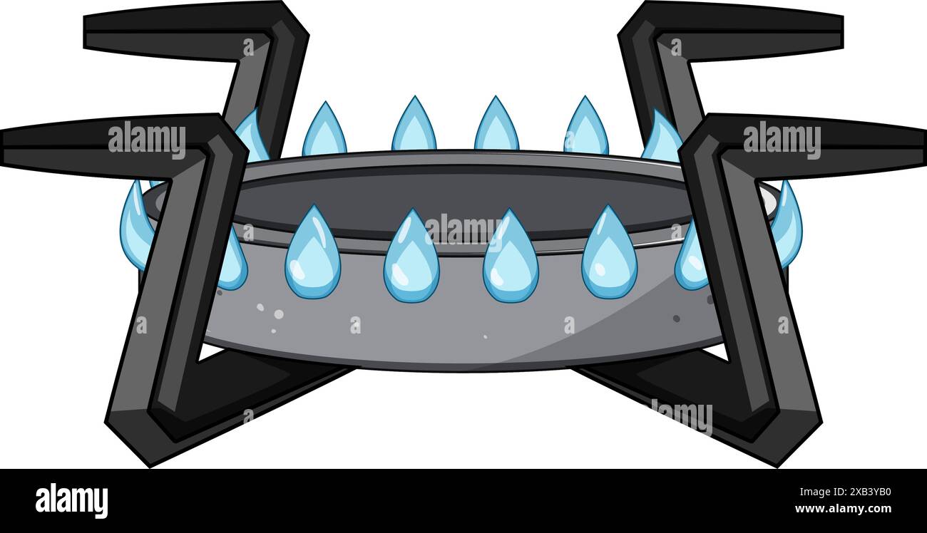 Gas kitchen woman Stock Vector Images - Alamy