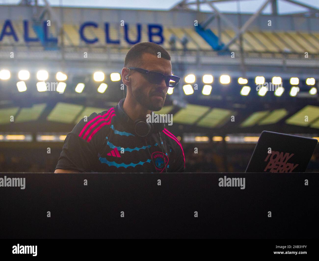 Stamford Bridge Stadium, UK. 9th June, 2024. Tony Perry Dj during the ...