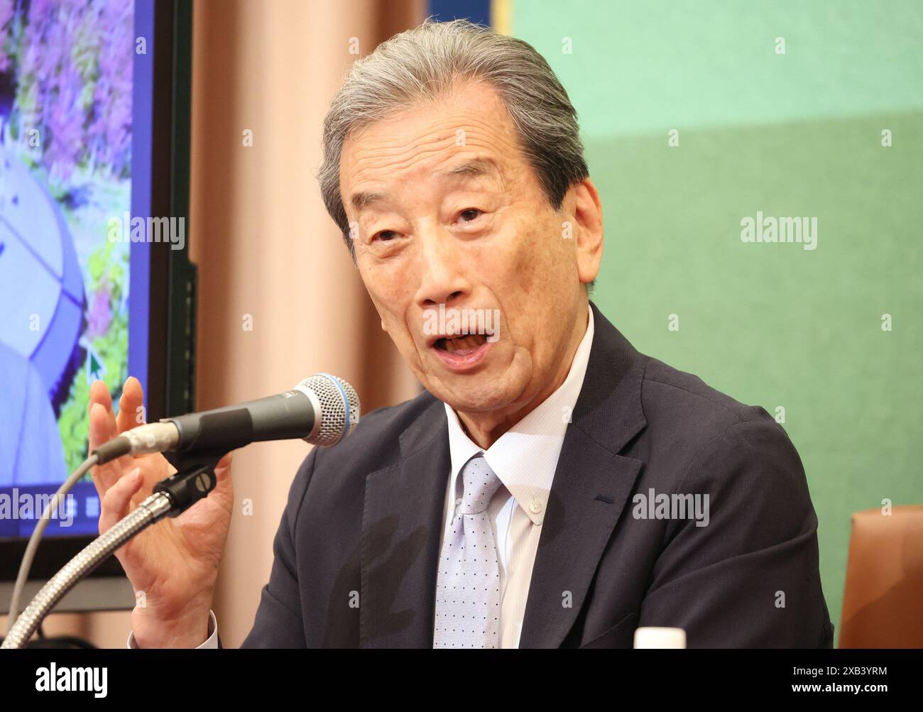Tokyo, Japan. 10th June, 2024. Former president of the Science Council ...