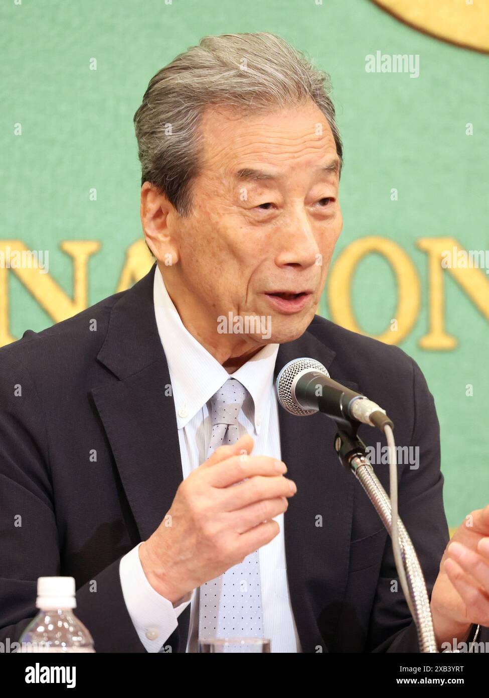 Tokyo, Japan. 10th June, 2024. Former president of the Science Council ...