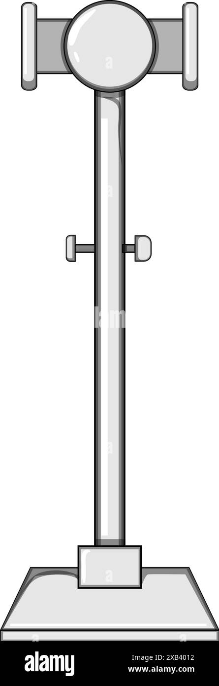 office table phone holder cartoon vector illustration Stock Vector ...