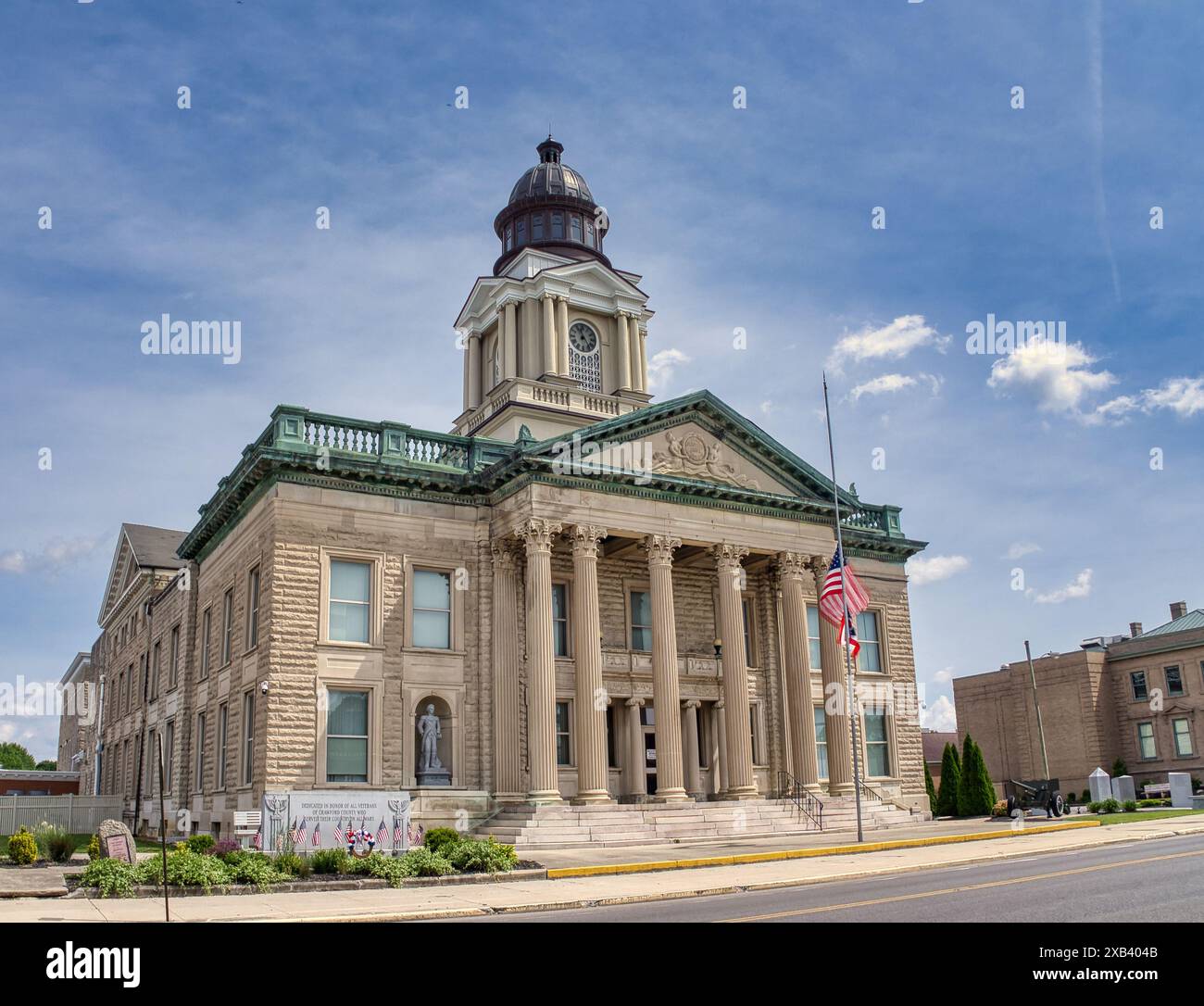 The Courthouse of Crawford County, Ohio, is a landmark of the county ...