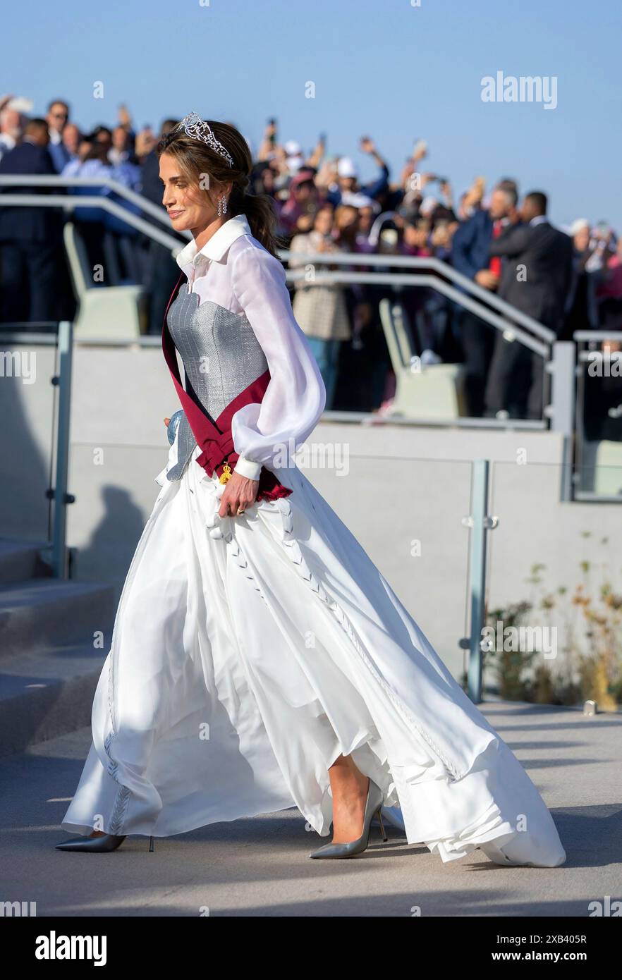 Amman, Jordanien. 09th June, 2024. Amman, 09-06-2024 HM Queen Rania Al ...
