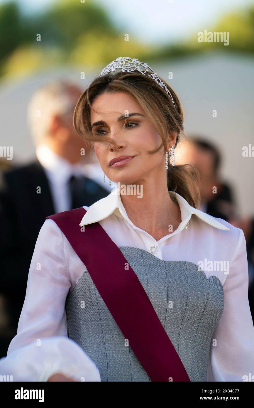 Amman, Jordanien. 09th June, 2024. Amman, 09-06-2024 HM Queen Rania Al ...