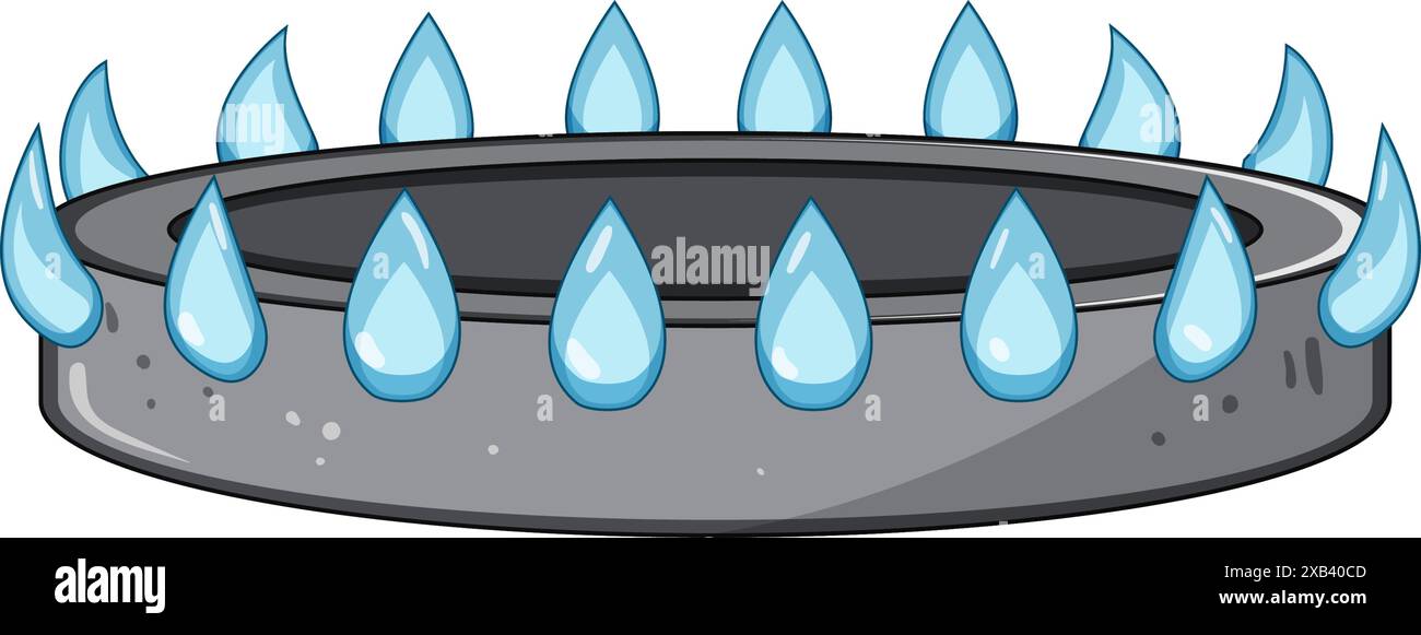 Natural stove burner cartoon hi-res stock photography and images - Alamy