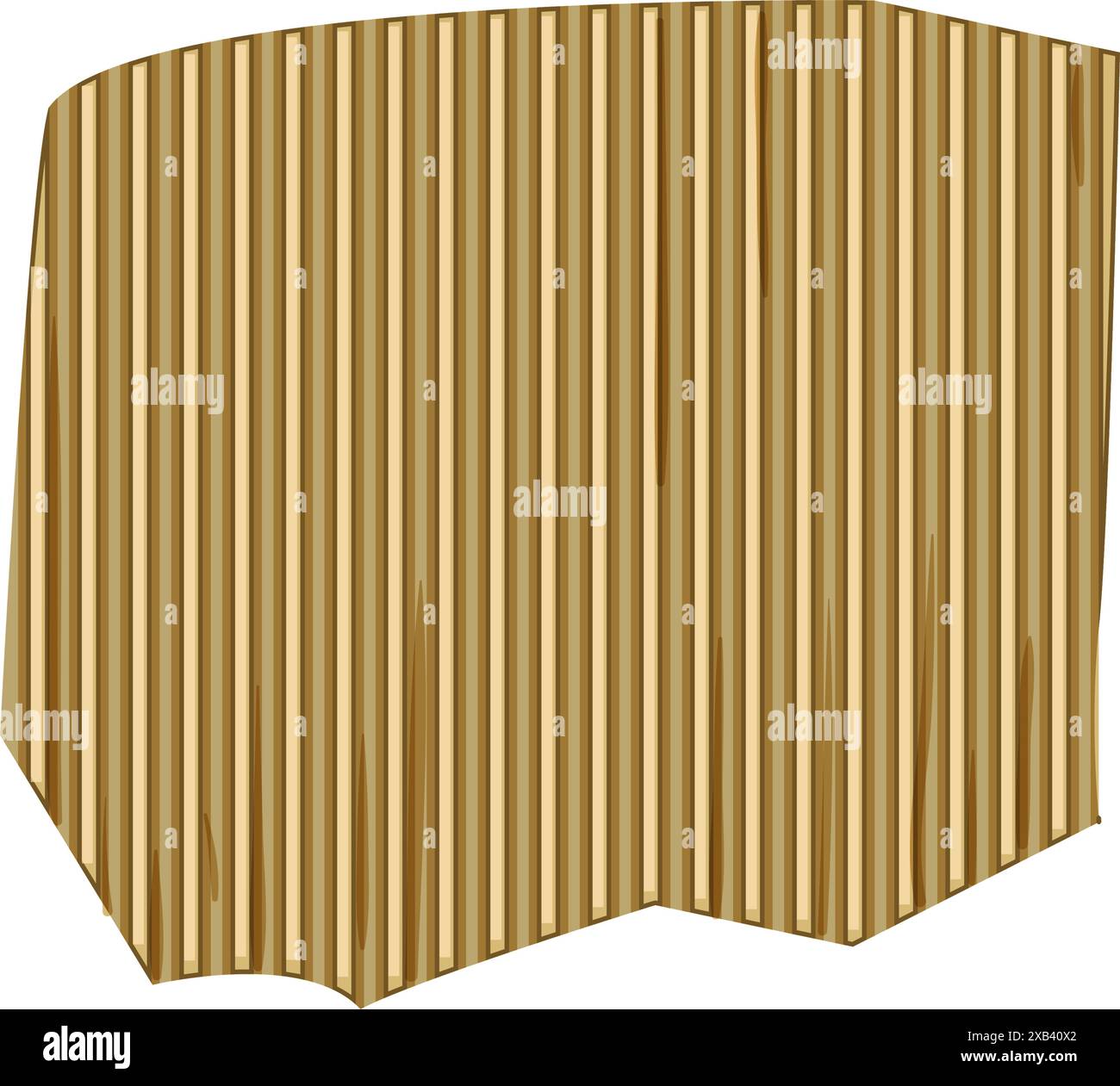 rip torn cardboard cartoon vector illustration Stock Vector Image & Art ...