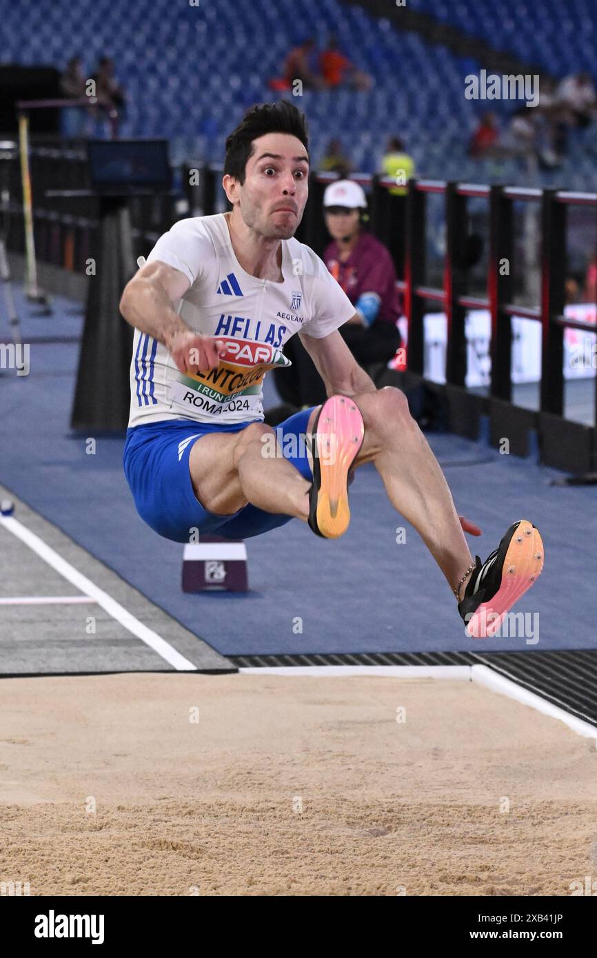 Rome, Italy. 08th June, 2024. Mattia FURLANI Silver Medal Long Jump Men ...