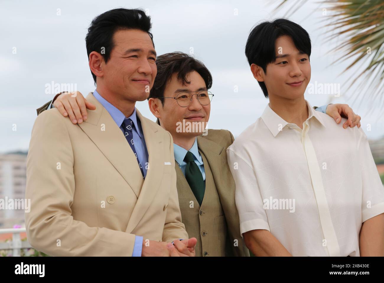 Cannes, France. 20th May, 2024. Hwang Jeong-min, Ryoo Seung-wan and ...