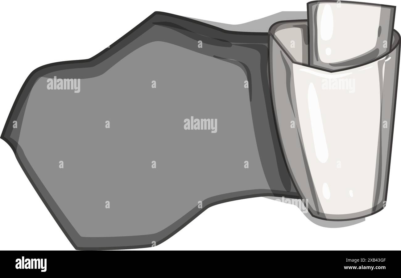 sheet torn paper cartoon vector illustration Stock Vector Image & Art ...