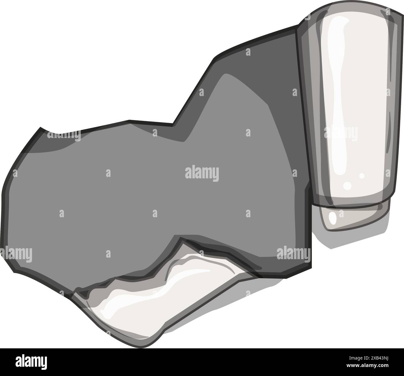 cardboard torn paper cartoon vector illustration Stock Vector Image ...