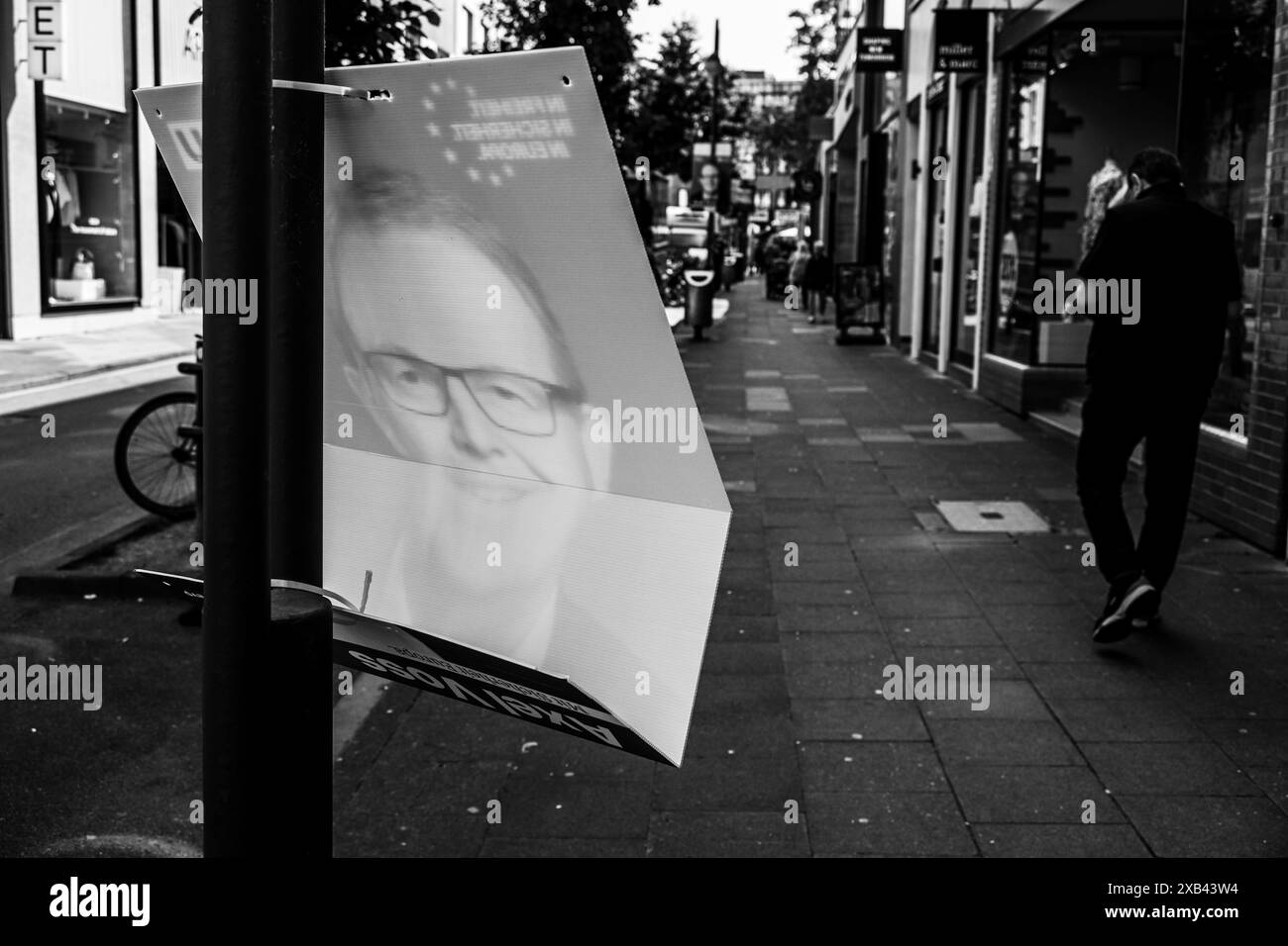 European Election Poster Stock Photo - Alamy