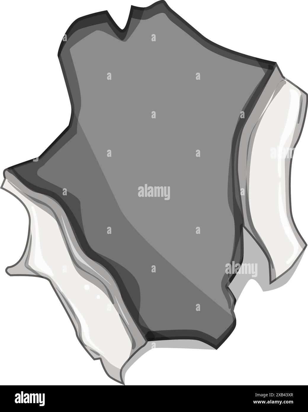 scrap torn paper cartoon vector illustration Stock Vector Image & Art ...