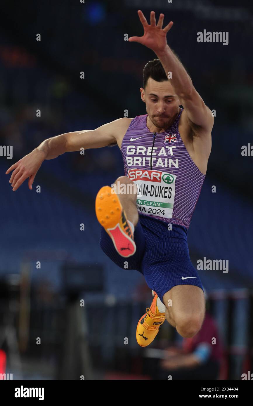 Rome, Italy. 08th June, 2024. Rome, Italy 8.06.2024: Long Jump Men ...