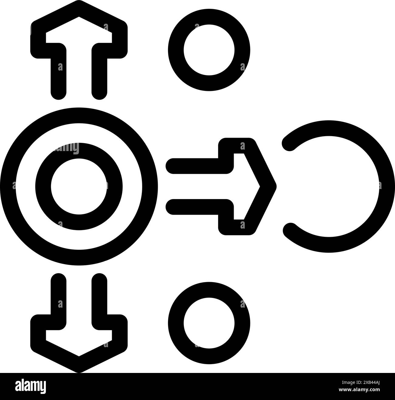 Data transferring from one source to another with up and down arrows Stock Vector Image & Art ...