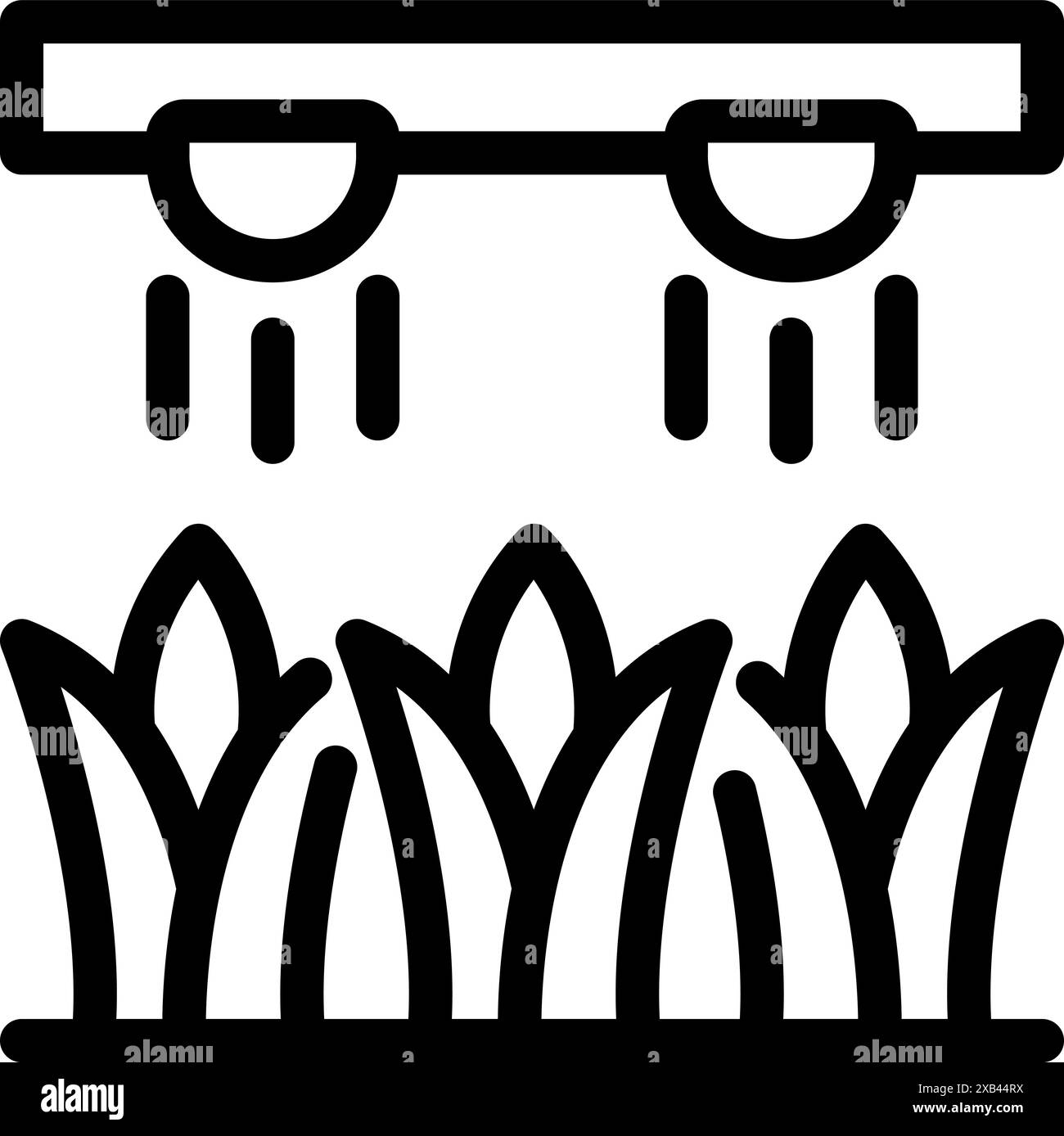 Smart farm system watering plants growing in greenhouse using drip ...