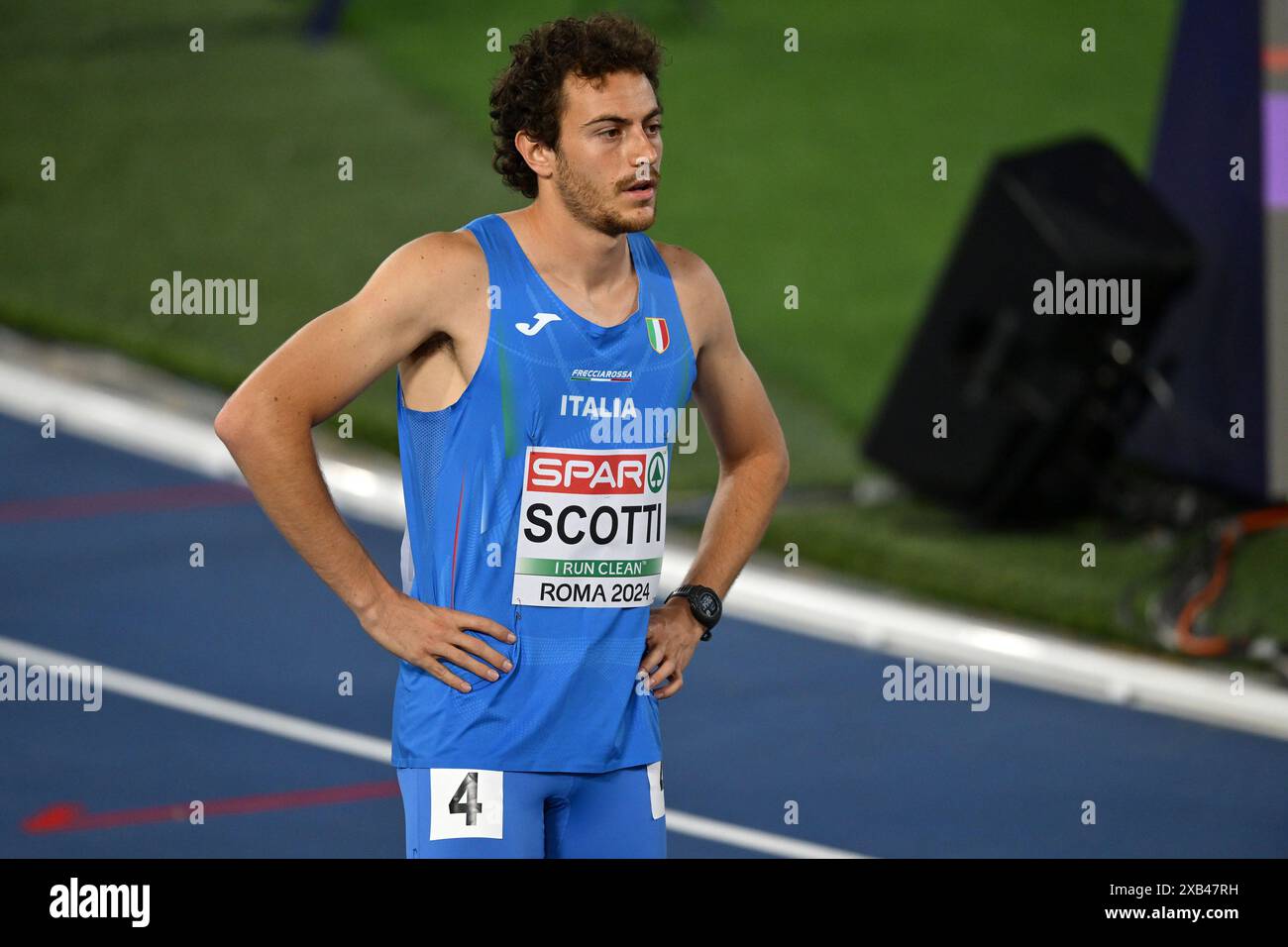 Rome, Italy. 09th June, 2024. Edoardo Scotti of Italy in action in the ...