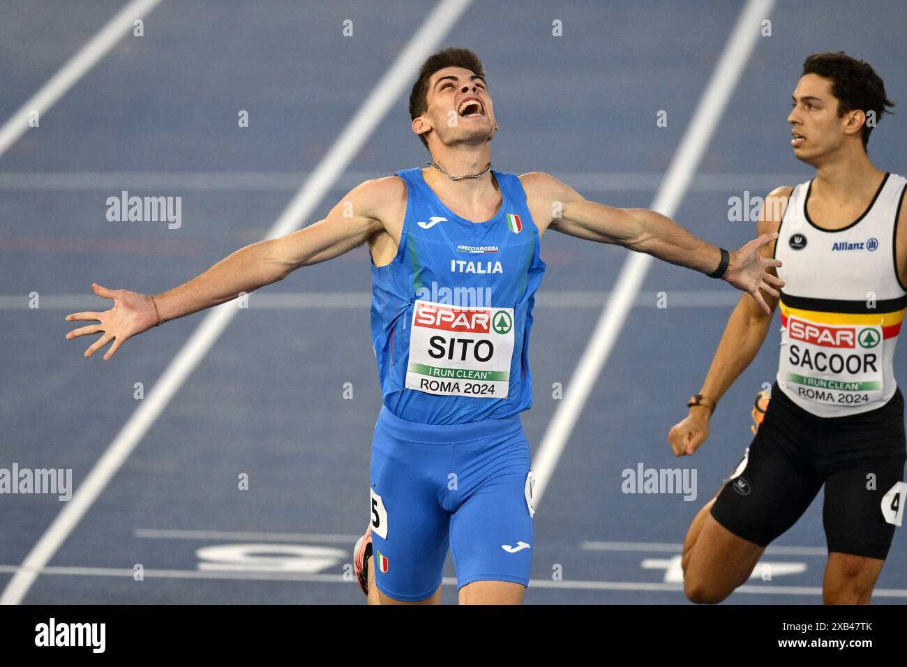 Rome, Italy. 09th June, 2024. Luca Sito of Italy in action in the ...