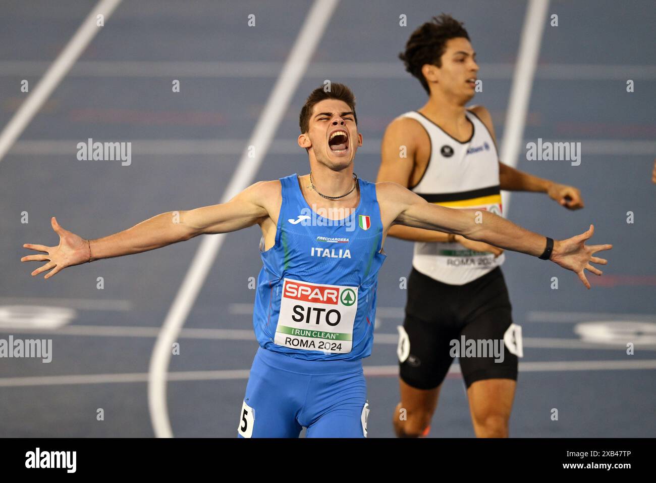 Rome, Italy. 09th June, 2024. Luca Sito of Italy in action in the ...
