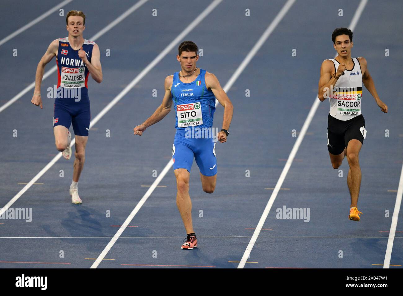Rome, Italy. 09th June, 2024. Luca Sito of Italy in action in the ...