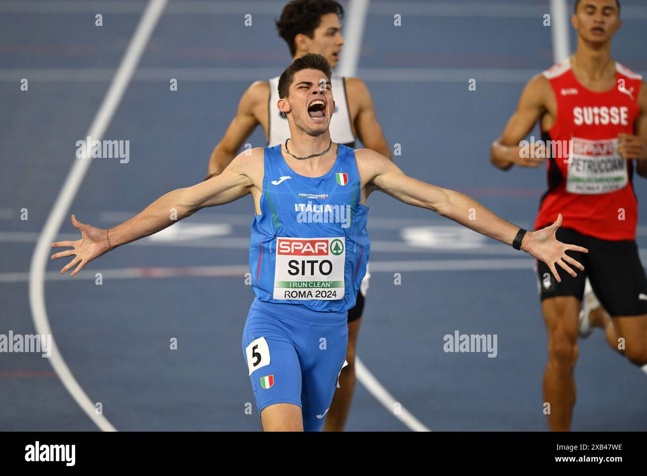 Rome, Italy. 09th June, 2024. Luca Sito of Italy in action in the ...