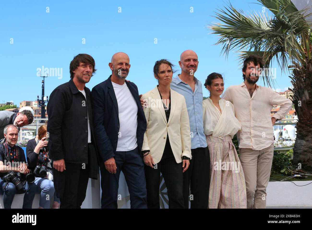 Cannes, France. 21st May, 2024. Hugo Selignac, Saveriu Santucci, Jeanne ...