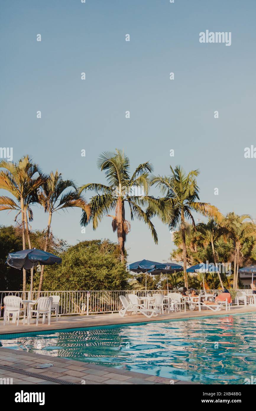 Summer vacation in modern resort hi-res stock photography and images ...
