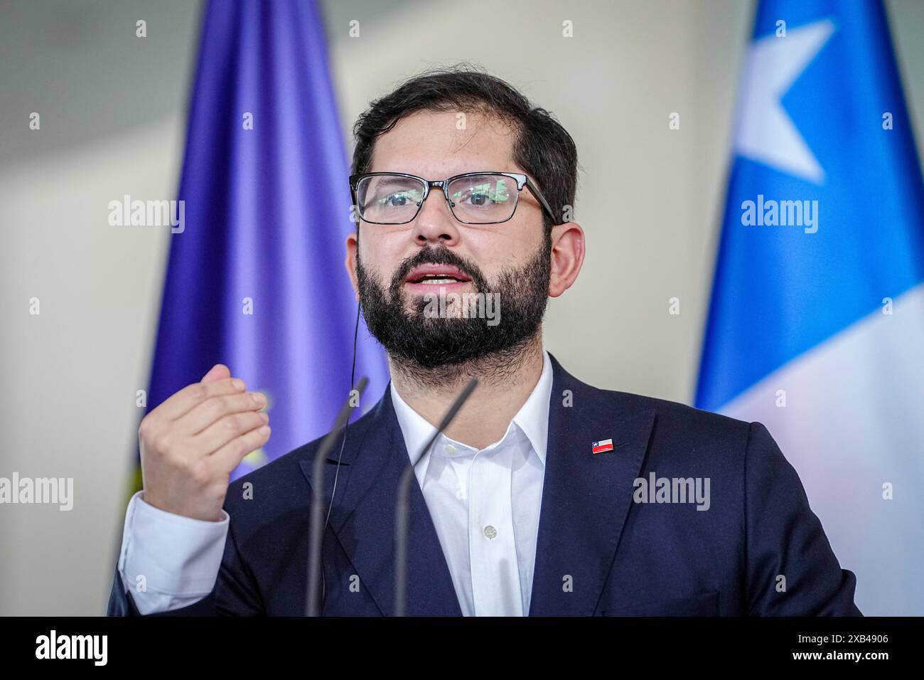 Berlin, Germany. 10th June, 2024. The President of the Republic of ...