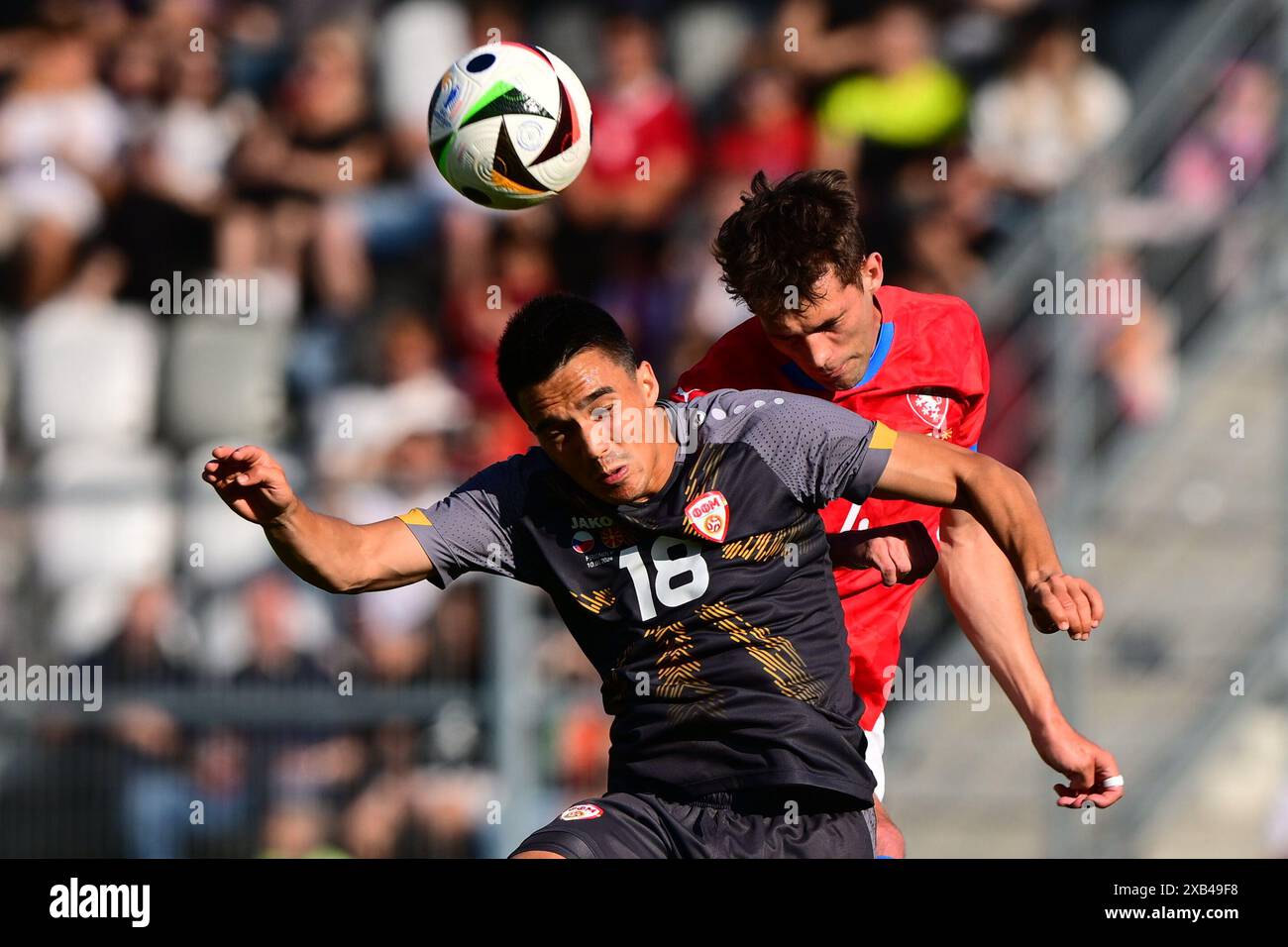 Hradec Kralove, Czech Republic. 10th June, 2024. Tihomir Kostadinov of ...