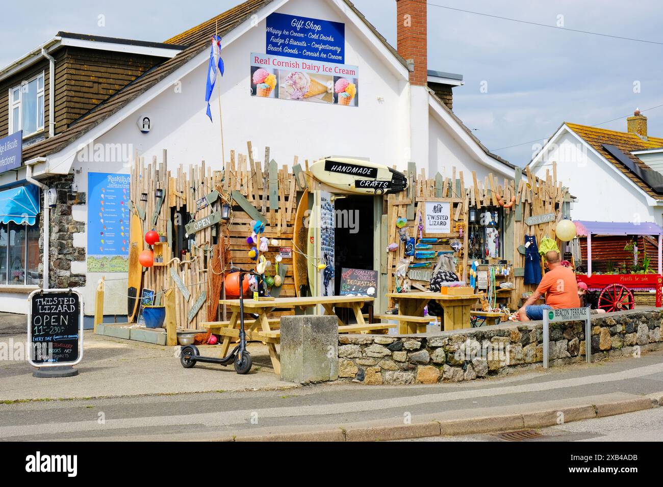 Twisted Lizard gift shop , the Lizard Village, Cornwall, UK - John ...