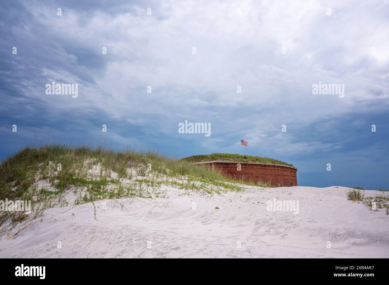 Fort Massachusetts on Ship Island in Mississippi, part of Gulf Islands ...