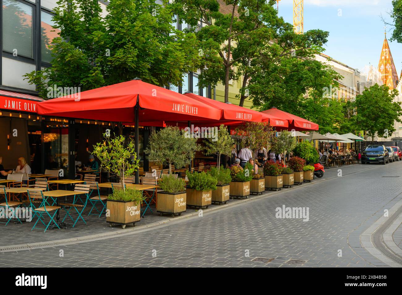 Jamie Oliver restaurant, Buda, Budapest, Hungary Stock Photo - Alamy