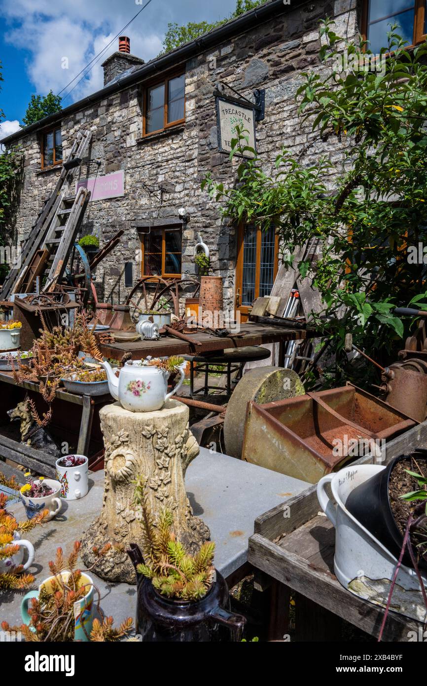 Trecastle Tea Rooms, Trecastle, Powys, Wales Stock Photo - Alamy