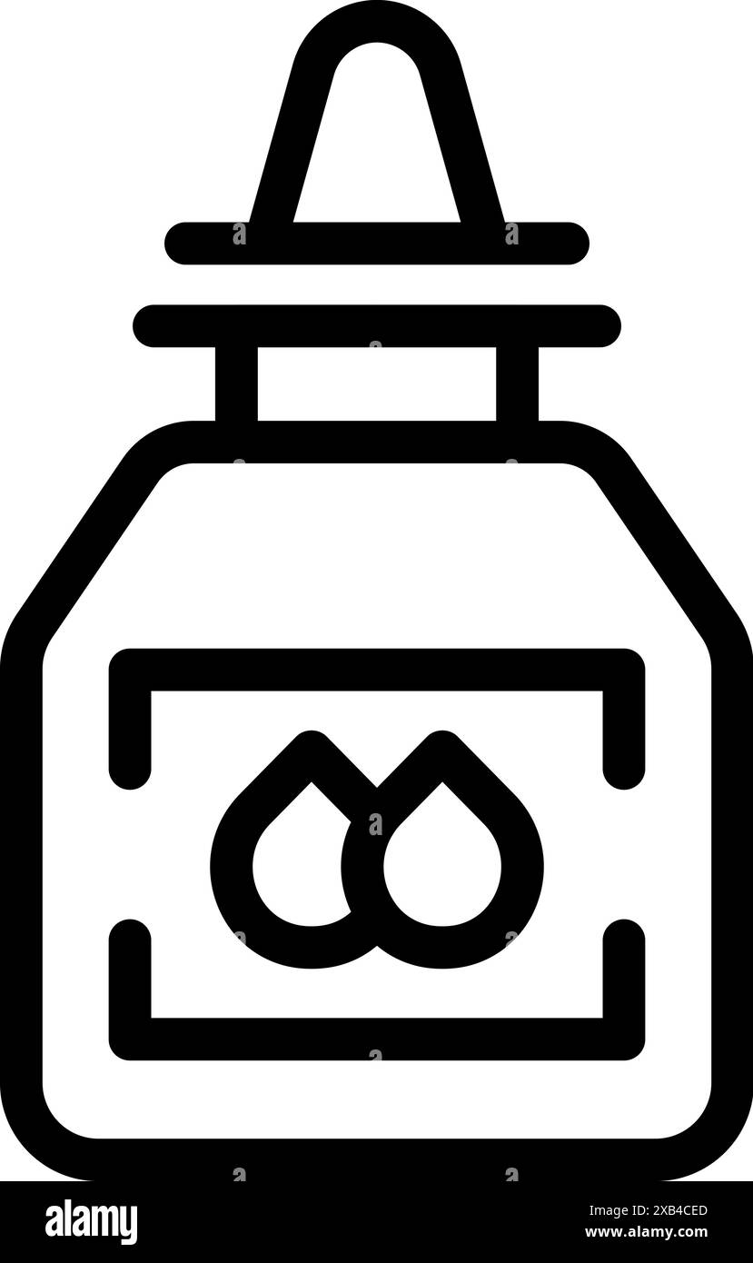 Nasal spray icon representing treatment for blocked nose or runny nose ...