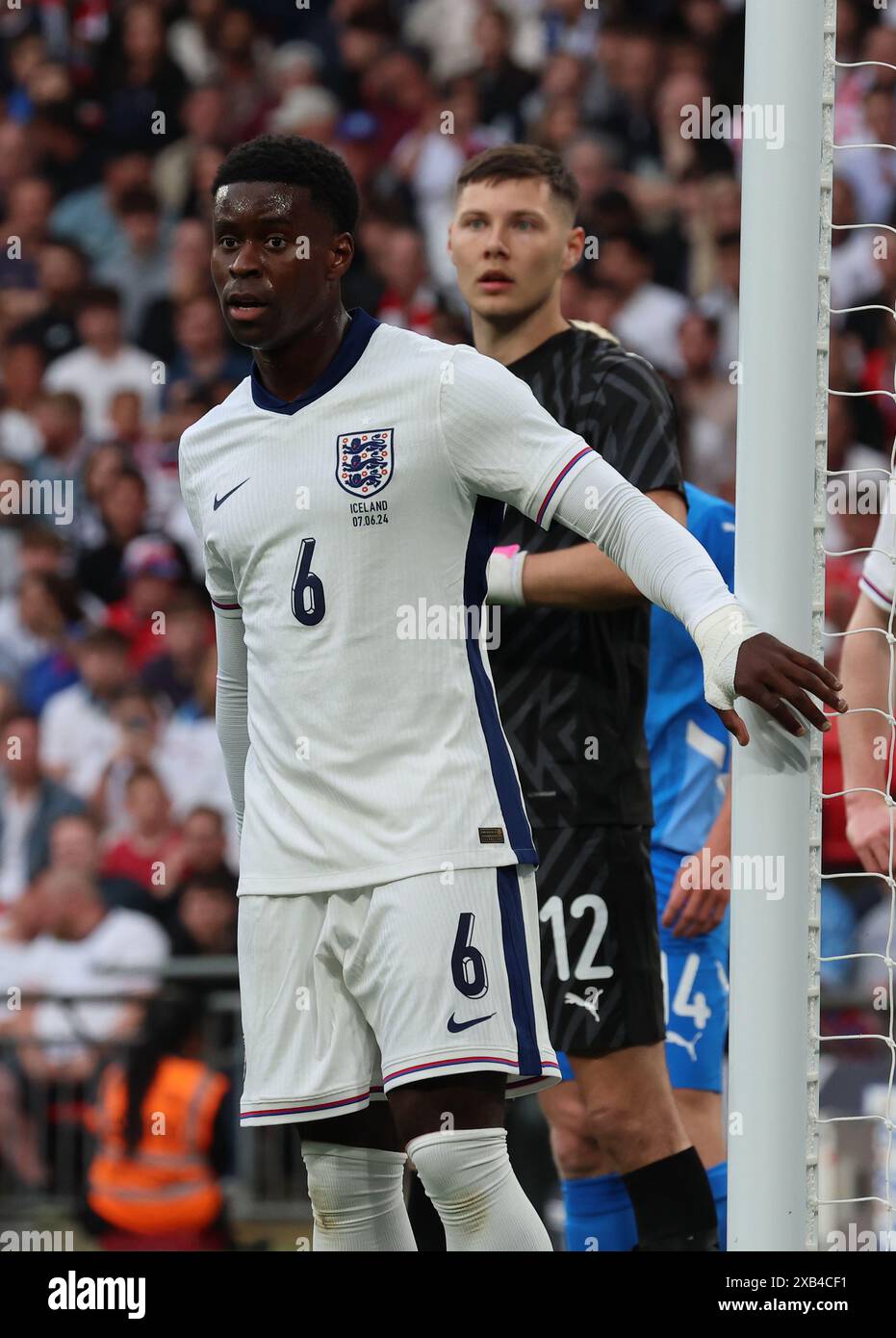 LONDON, ENGLAND - JUNE 07: Marc Guehi of England during International ...