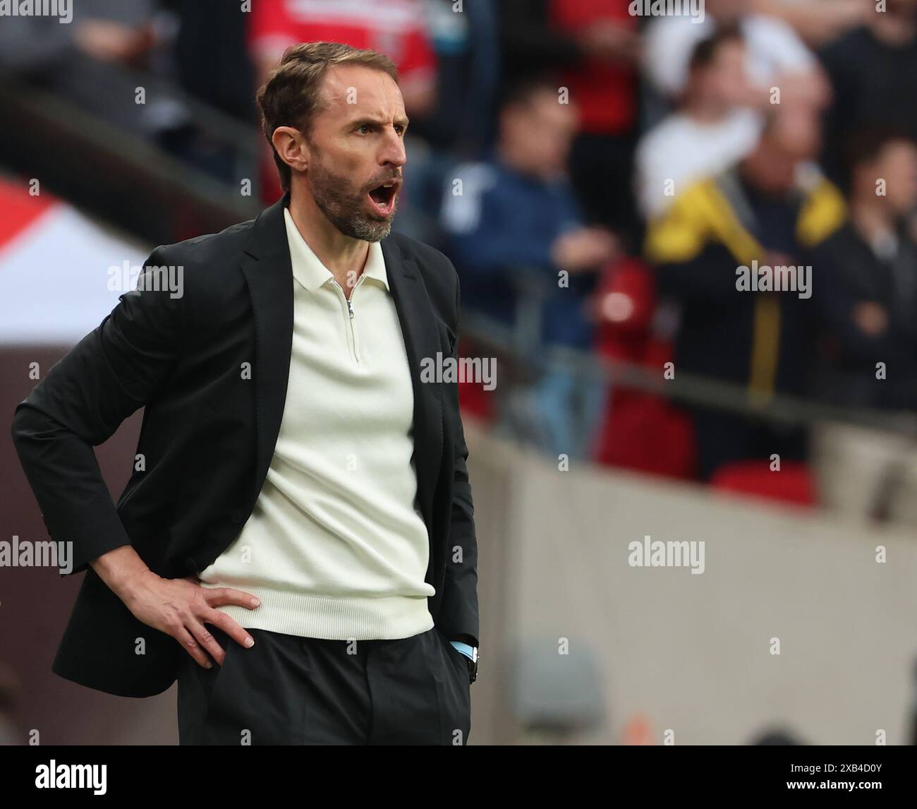 LONDON, ENGLAND - JUNE 07: Gareth Southgate Head Coach of England ...