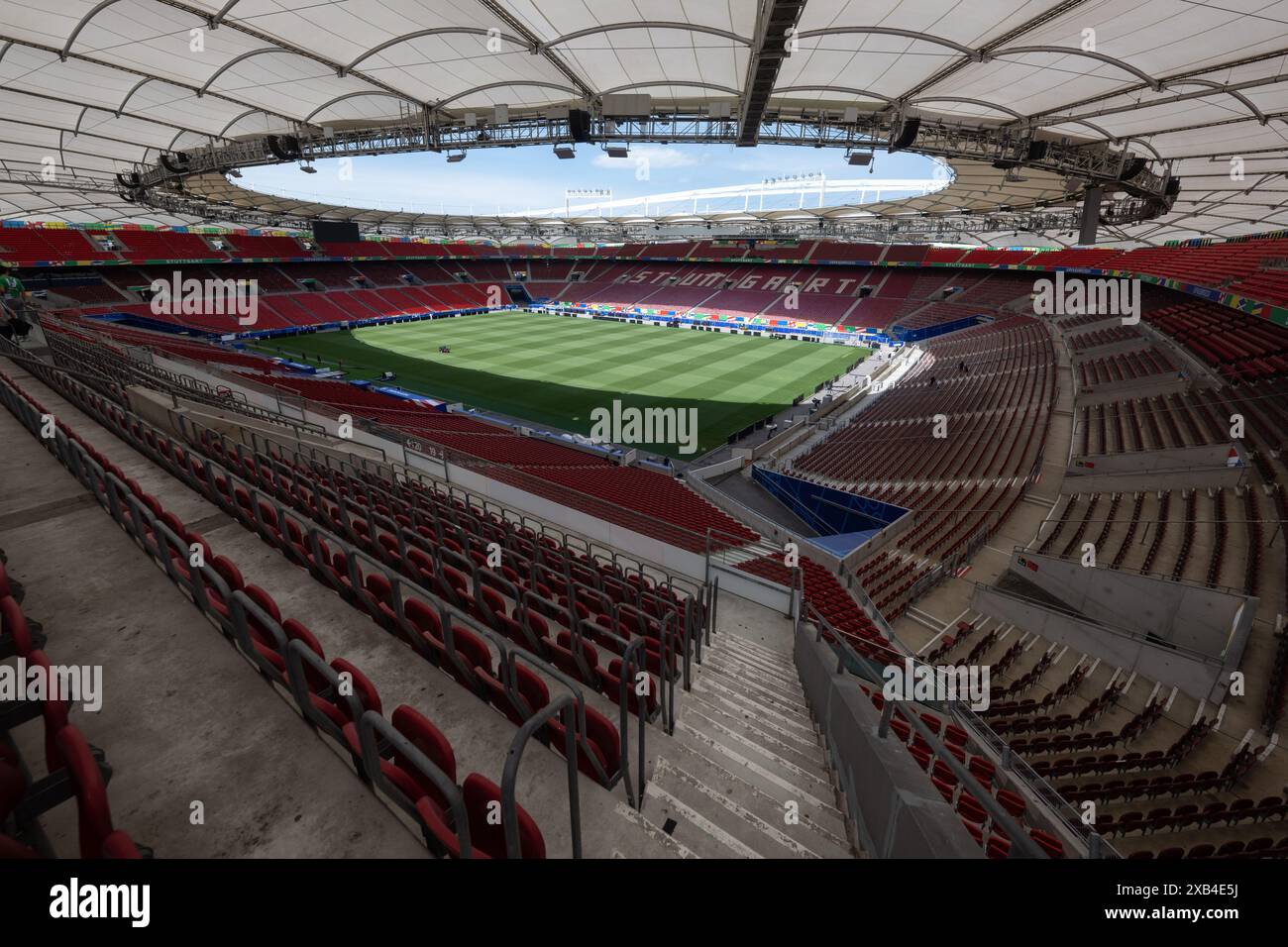 Stuttgart, Germany. 10th June, 2024. 10.06.2024, Stuttgart: Football ...