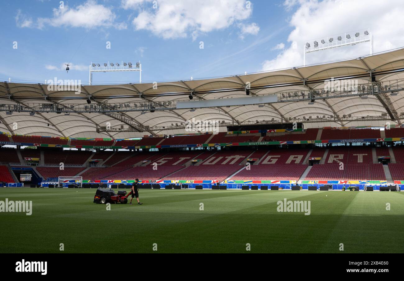 Stuttgart, Germany. 10th June, 2024. 10.06.2024, Stuttgart: Football ...