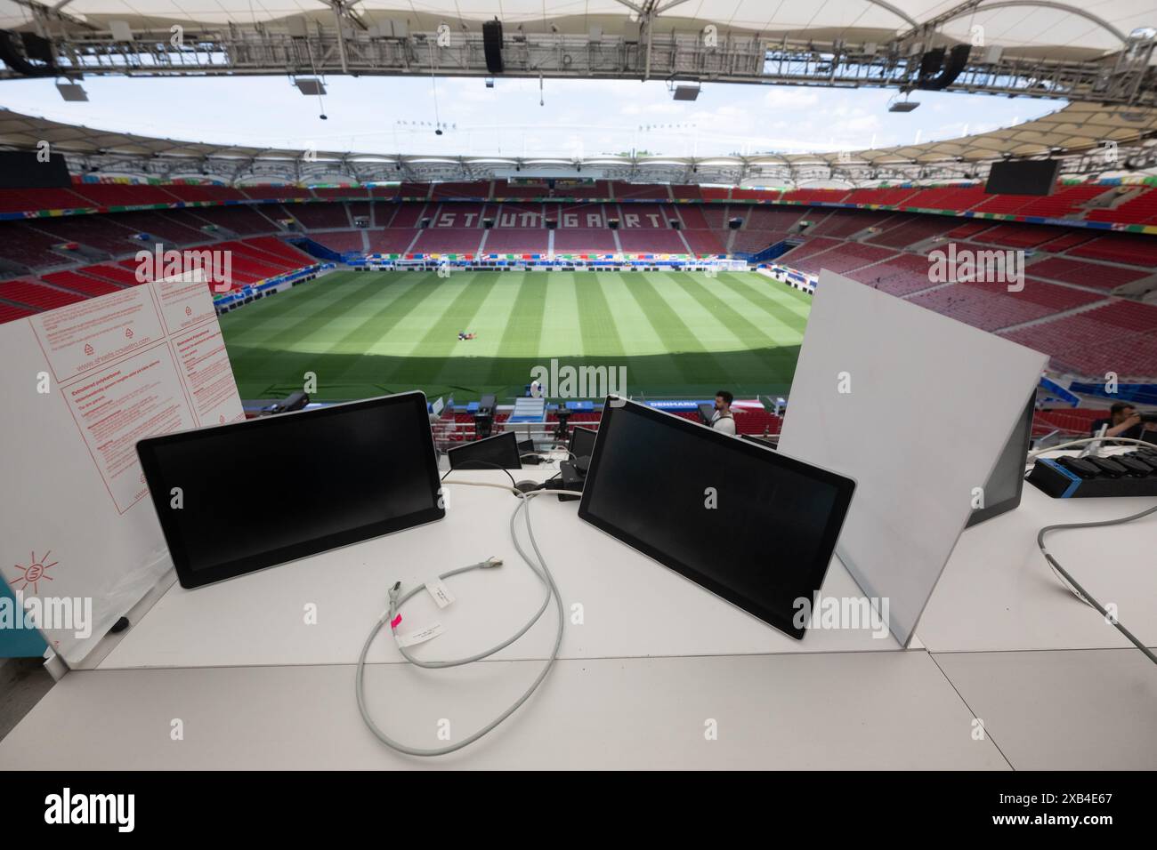 Stuttgart, Germany. 10th June, 2024. 10.06.2024, Stuttgart: Football ...