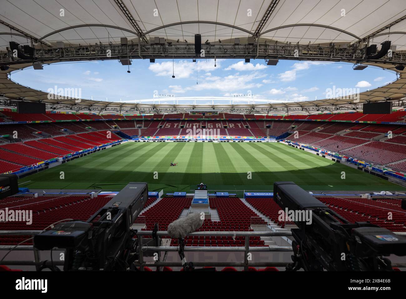 Stuttgart, Germany. 10th June, 2024. 10.06.2024, Stuttgart: Football ...