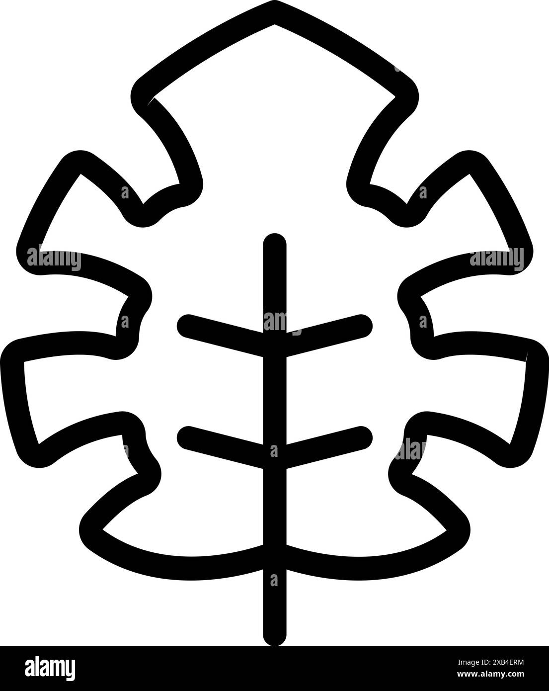 Simple line drawing of a monstera deliciosa leaf, perfect for ...