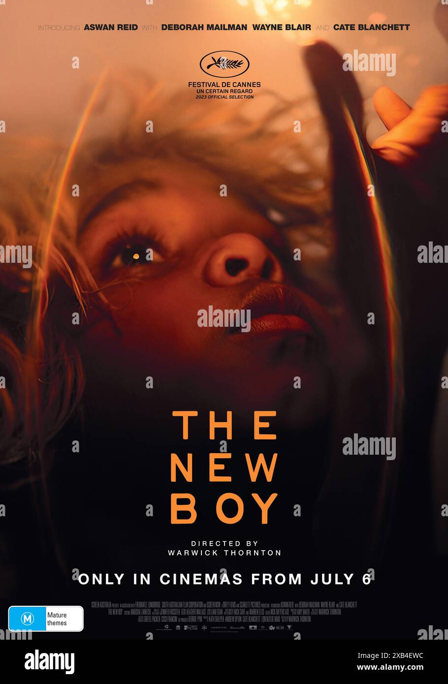 The New Boy poster Aswan Reid Stock Photo - Alamy