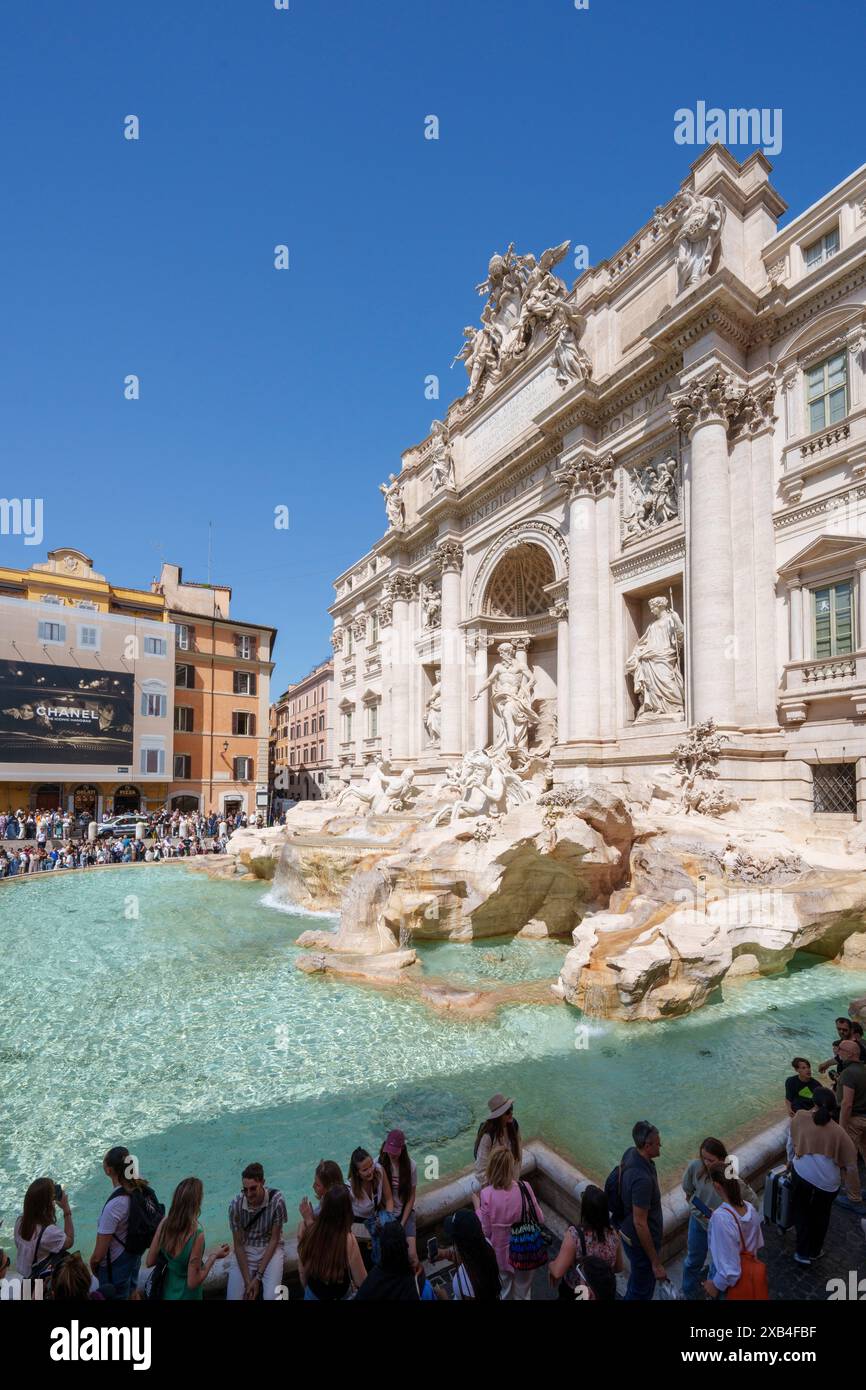 Trevi Fountain Historic Center of Rome UNESCO World Heritage Site ...