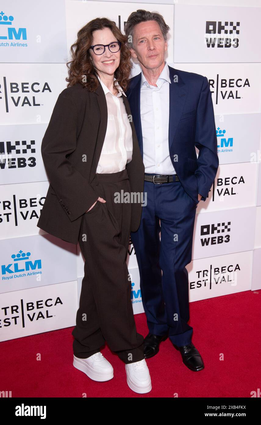 Ally Sheedy and Andrew McCarthy attend screening of 'BRATS' during the ...