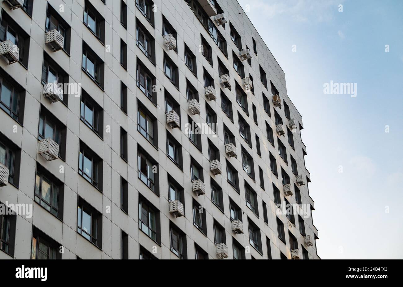 modern high-rise multi-storey business class building, residential ...
