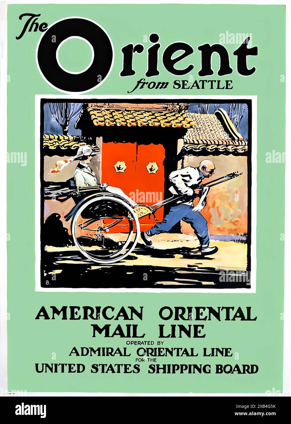 Seattle travel poster hi-res stock photography and images - Alamy