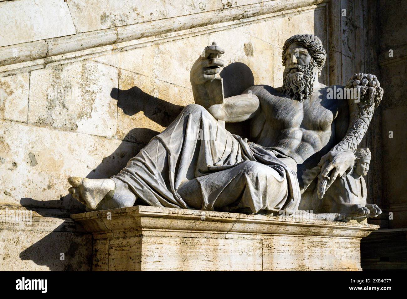 Statue of the Nile River God Capitoline Hill Historic Center of Rome ...