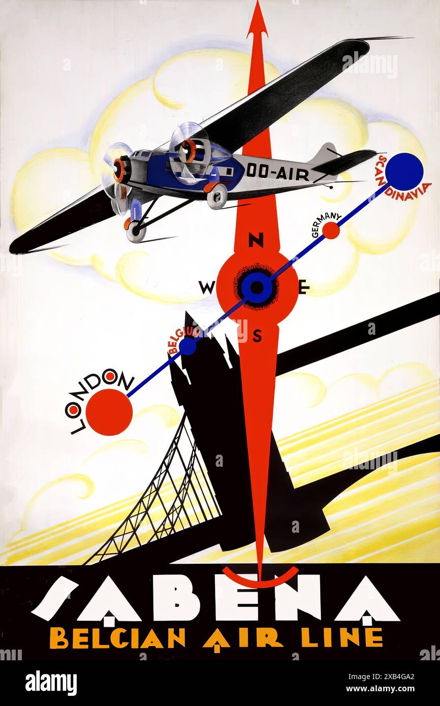 Belgian air line hi-res stock photography and images - Alamy