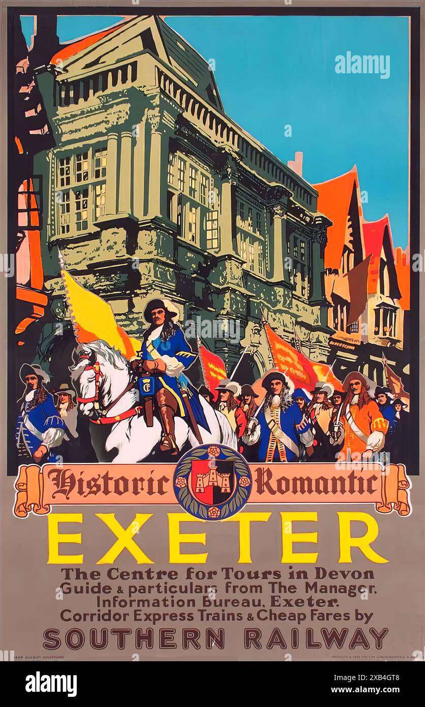 Historic Romantic Exeter, Southern Railway and Great Western Railway ...